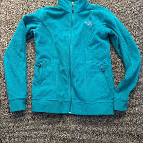 The North Face | Jackets & Coats | The North Face Turquoise Fleece ...
